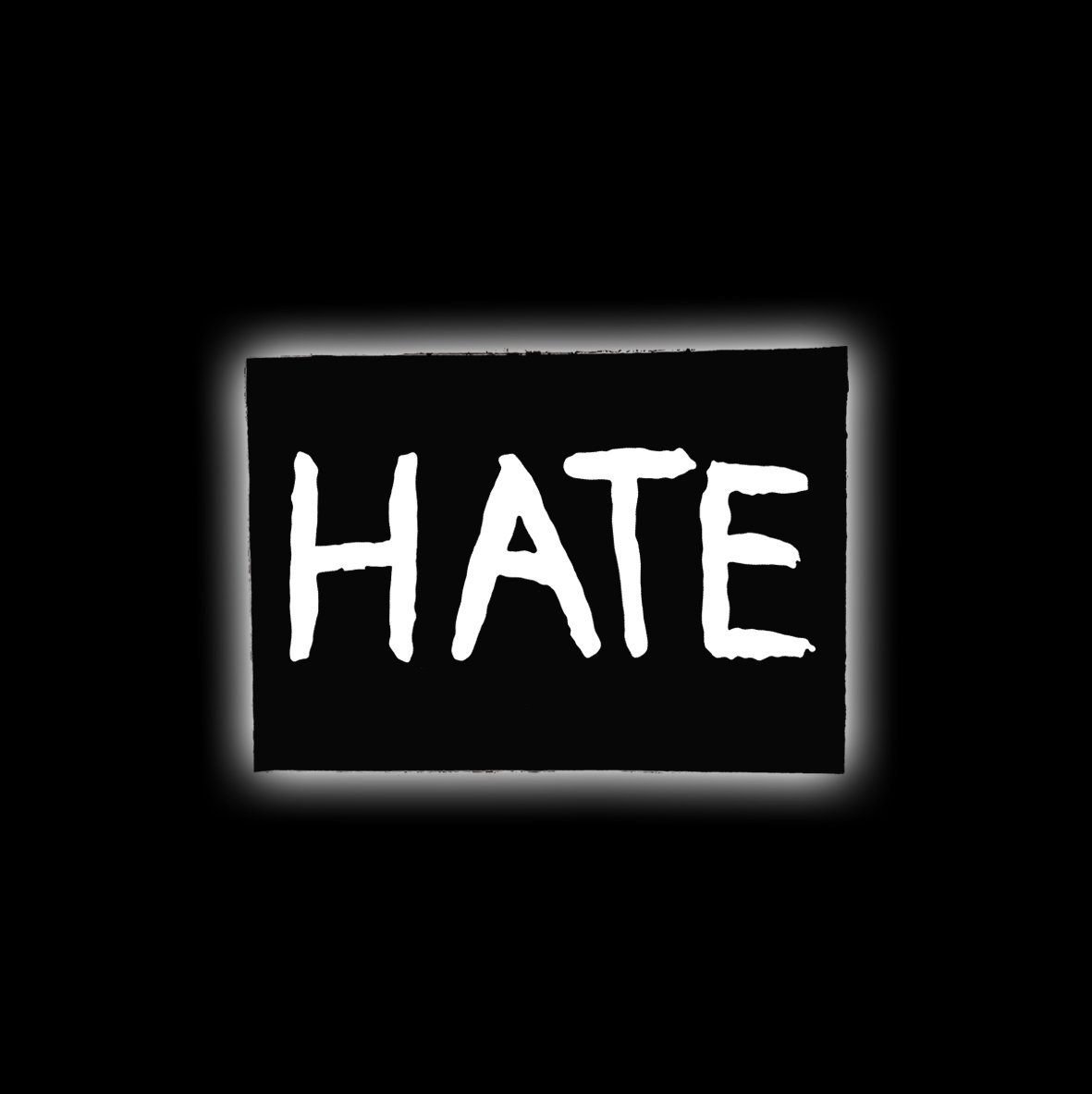 Hate – Backpatch – ☽ GOTH FELINE KVLT