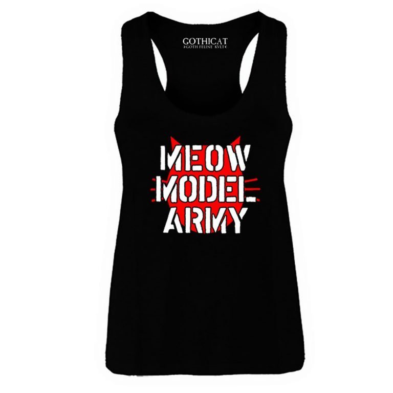 Meow Model Army -Tank – GOTHICAT – GOTH FELINE KVLT