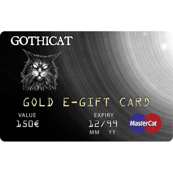Gothicat Gold - E-Gift Card - GOTHICAT - GOTH FELINE KVLT