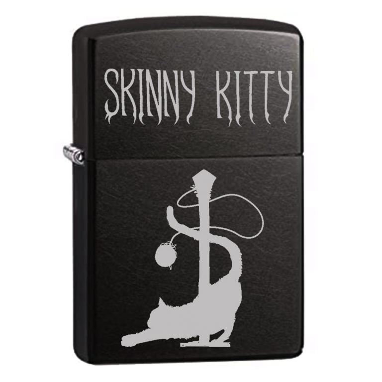 Skinny Kitty - Lighter - GOTHICAT - GOTH FELINE KVLT